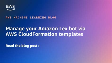 Slava Gorlov On Linkedin Manage Your Amazon Lex Bot Via Aws