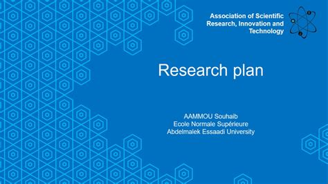 The Research Plan Asrit Events Post