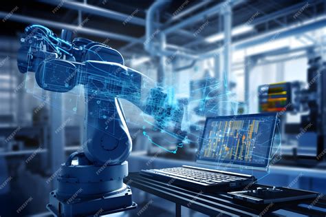 The Advent Of Industrial Automation Advanced Robotics And Ai In Modern Manufacturing Premium