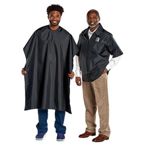 Scalpmaster Barber Jacket And Cutting Cape Set Black