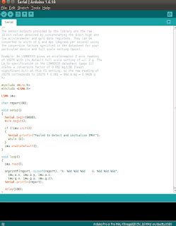 Tree S Blog Reading Serial IMU Data