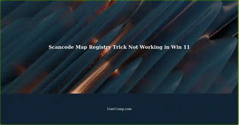 windows 11 scancode map registry trick no longer works for swapping l