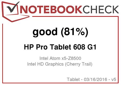 HP Pro Tablet G Tablet Review NotebookCheck Net Reviews