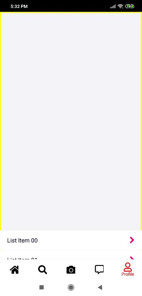 react native screen going behind bottom material tab bar stack overflow