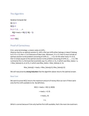 Sol Solutions To Assignment Introduction To Algorithms Solution Sketches For Problem Set
