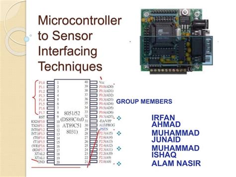 Sensor Interfacing In 8051 Pptx