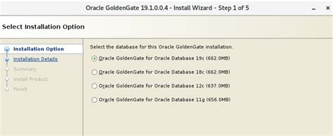 install oracle goldengate 19c on linux 7 oracledbwr
