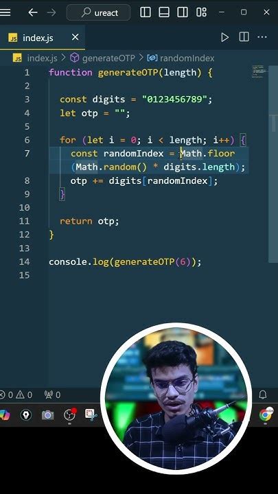 How To Generate Otp In Javascript Javascript Js Youtube