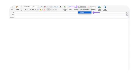 How To Add An Email Signature To Outlook Desktop Mac Blog
