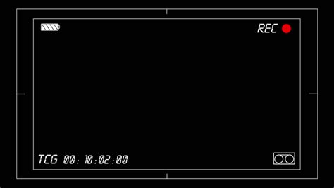 Video Camera Screen Interface Recording Interface Stock Footage Video