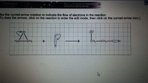 Use The Curved Arrow Notation To Indicate The Flow