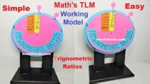 How to make Trigonometric Ratios – Math’s Working Model – TLM project ...