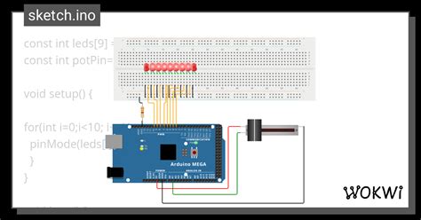 Potenciometro Wokwi Esp32 Stm32 Arduino Simulator