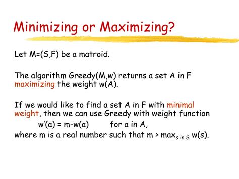 Ppt Greedy Algorithms And Matroids Powerpoint Presentation Free Download Id 3869714