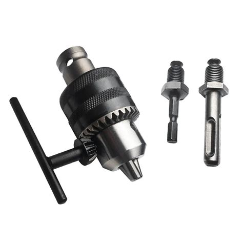 5 개 65101316mm 드릴 척 어댑터 컨버터 키리스 샤프트 척 클램프 06 65mm08 10mm2 13mm
