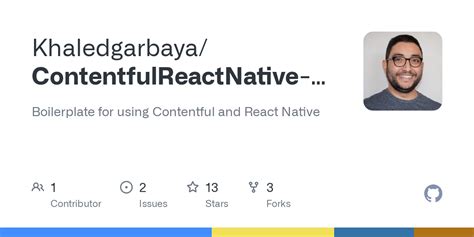 Github Khaledgarbayacontentfulreactnative Boilerplate Boilerplate