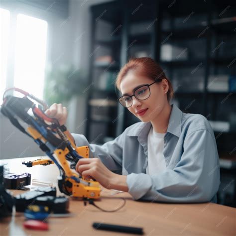 Premium Photo Female Student Learning How To Programing And Coding
