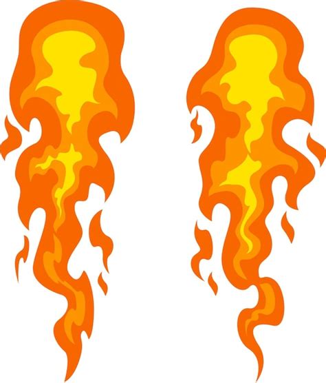 Premium Vector Fire Element Vector Flat Illustrations Vector