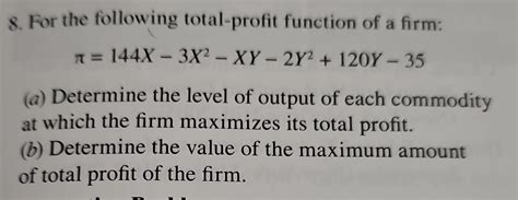 [solved] 4 For The Following Total Revenu