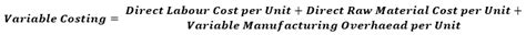 Variable Costing Formula Step By Step Calculation