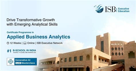 Emeritus On Linkedin Businessanalytics Analytics Generativeai Ai Dataanalytics Isb