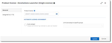 Licenses Devolutions Documentation