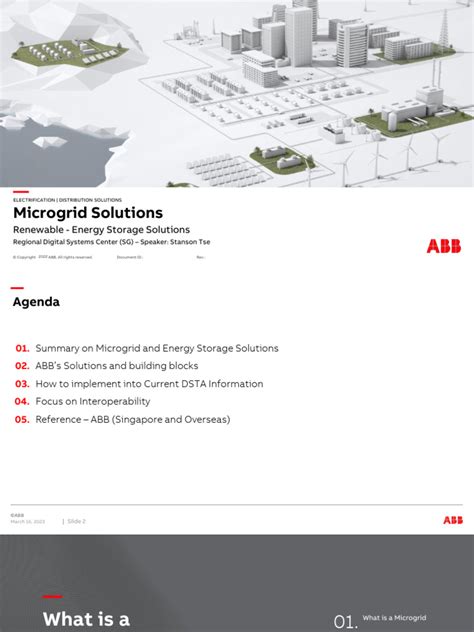 Abb Joint Sharing On Microgrid System 20230317 Pdf Electrical Grid