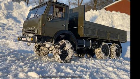 Камаз 4310 6х6 RC kamaz 1:16 - YouTube