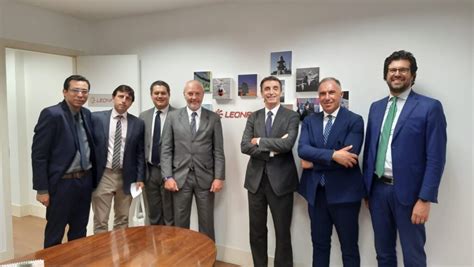 Embaixador Alessandro Cortese Visita Sede Da Leonardo No Rio De Janeiro Comunità Italiana