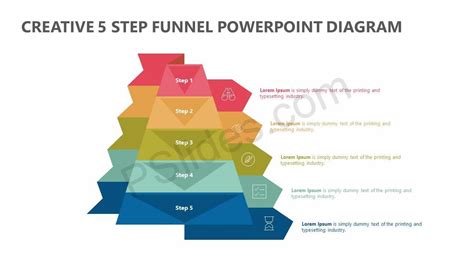 Creative Step Funnel PowerPoint Diagram Check More At Https Pslides Templates Creative