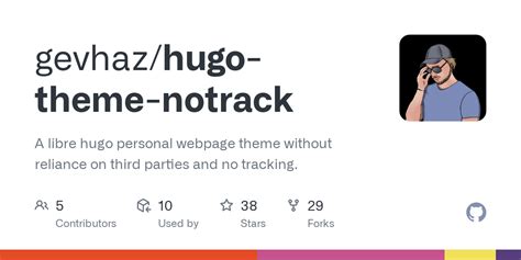 hugo theme notrack examplesite config toml at master · gevhaz hugo