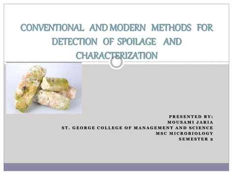Rapid Methods For Detection Of Food Borne Pathogens Pptx
