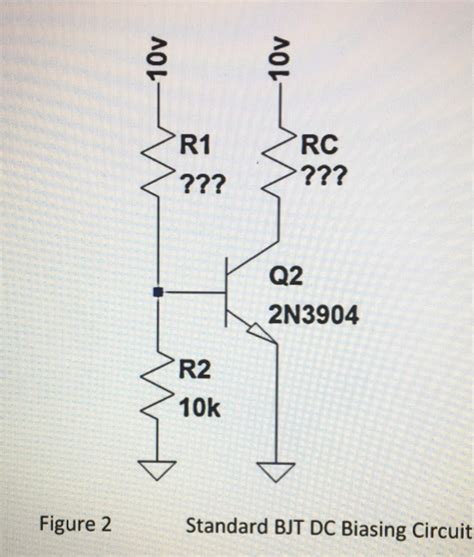 Solved Pre Lab Part DC Biasing Circuit Referring To The Chegg