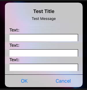 Ios UILabel In UIAlertController Or UITextField Alike UILabel Stack Overflow