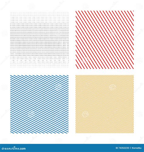 Vector Simple Seamless Pattern Stock Vector Illustration Of Fabric Straight 74352235