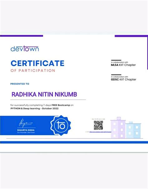 Radhika Nikumb On Linkedin Python Deeplearning Devtown