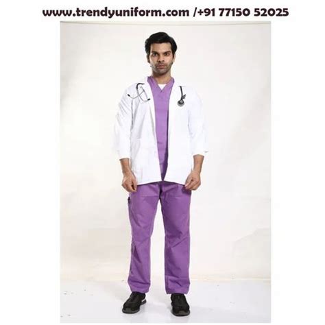 White Lab Coat 3 4th Sleeve Unisex Moq 100 For Hospital Machine Wash