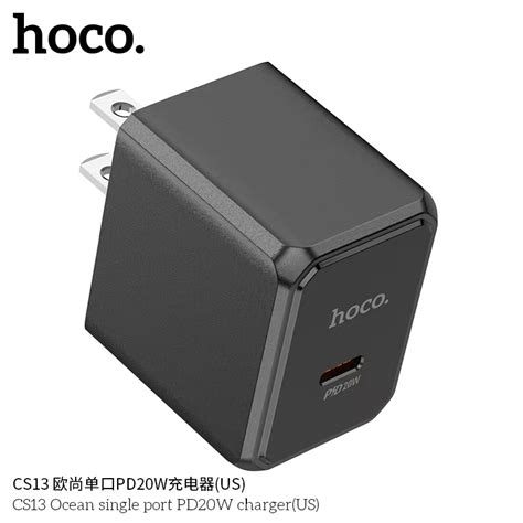 Hoco รุ่น Cs13 Fast Charge หัวชาร์จเร็วus มีระบบรองรับการชาร์จเร็ว