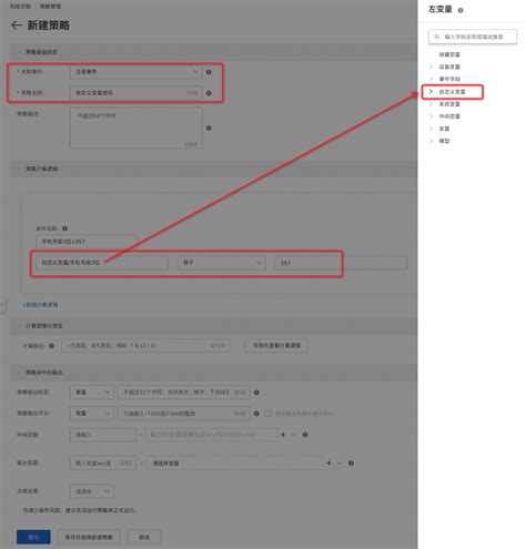 如何应用自定义变量功能 风险识别 阿里云帮助中心
