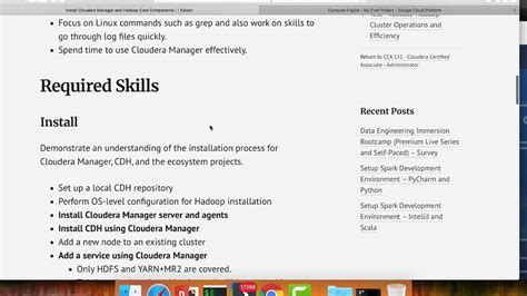 Cloudera Administration Setup Cloudera Manager Management Service And CDH Introduction