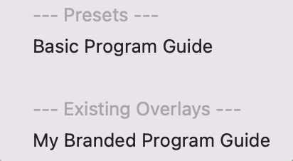 Program Guides TelVue