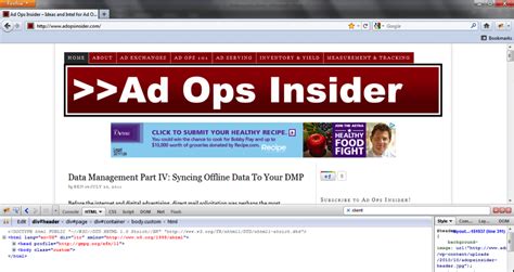 Ad Ops Tutorial Trace An Ad With Firebug Ad Ops Insider