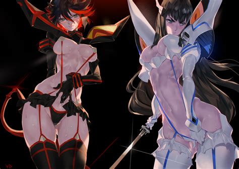 Matoi Ryuuko Senketsu Kiryuuin Satsuki And Junketsu Kill La Kill Drawn By Yd Orange Maru