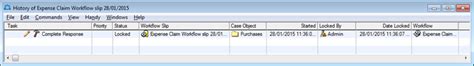 Viewing Workflow Slip History
