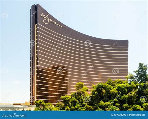 The Wynn Las Vegas Building In Las Vegas Editorial Image Image Of