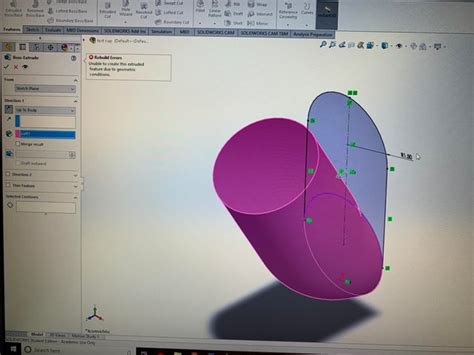 Unable To Create This Extruded Feature Due To Geometric Conditions Anyone On This Subreddiy