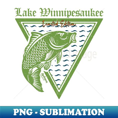 Vintage Lake Winnipesaukee Fishing Exclusive Sublimation D Inspire