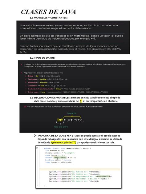 Clases De Java Pdf Programación De Computadoras Informática