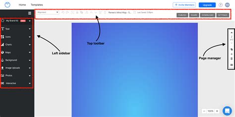 Using The Left Sidebar Venngage Knowledge Base