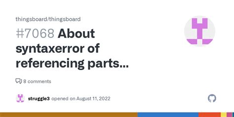 About Syntaxerror Of Referencing Parts Through Tb Dashboard State